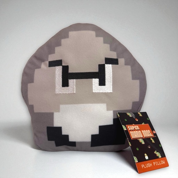 Nintendo | Toys | Rare Htf Nintendo Super Mario Bros Gray Goomba Plush ...
